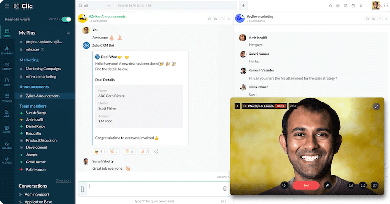 Zoho Cliq Review (2025): Features, Pricing, Pros & Cons | NitDit